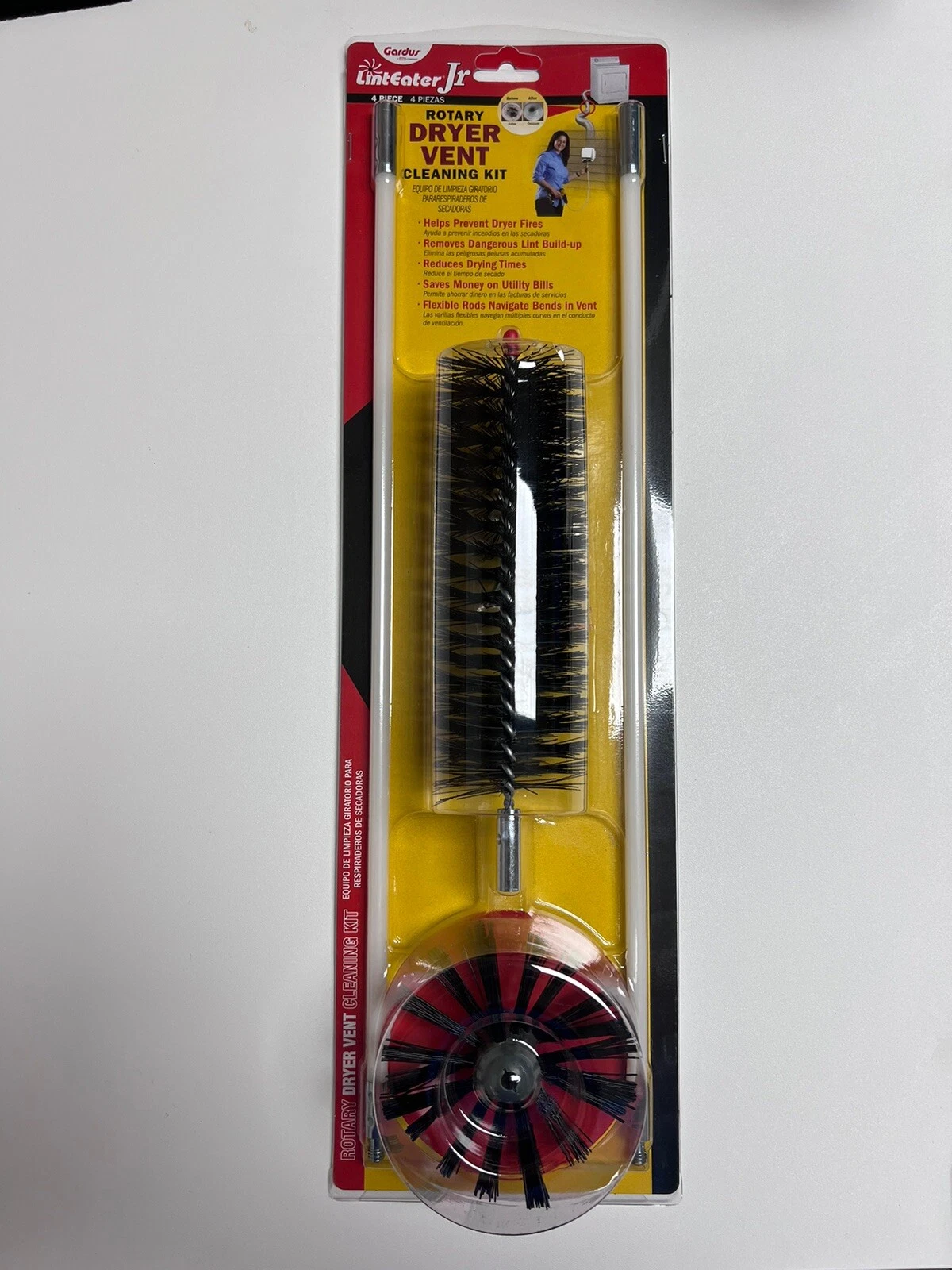 Linteater Jr. Dryer Vent Cleaning System (4 Piece) Rjr601 - Walmart.com