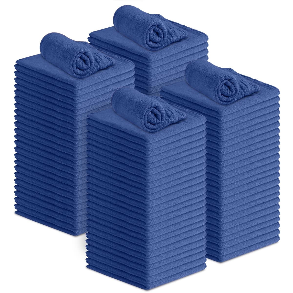 Linteum Textile 100% Cotton Shop Towels - Absorbent Shop Rags (150-Pack ...