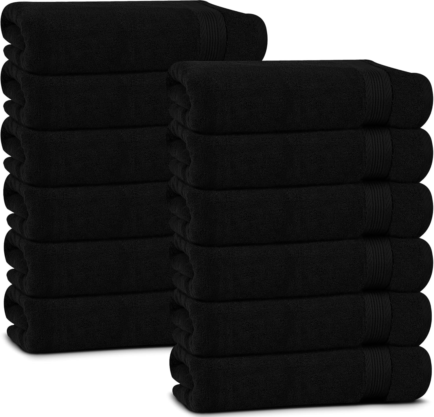 Linteum Textile 20x40 Inch, 100% Cotton Bleach Proof Luxury Hair Towels ...