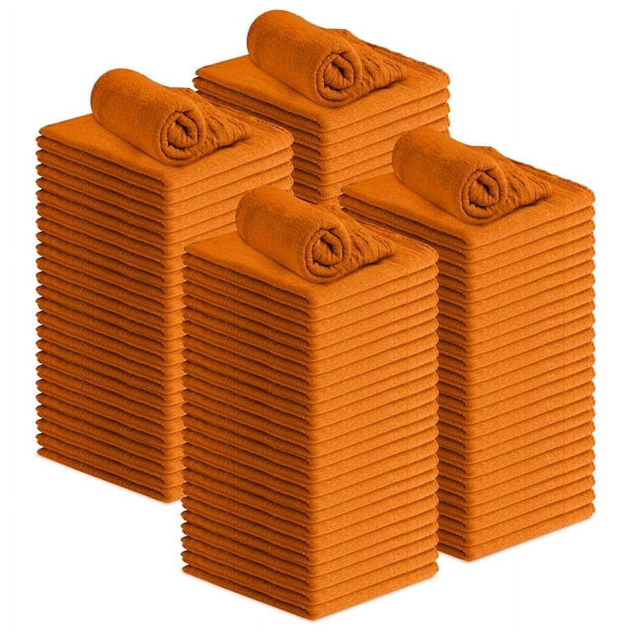 Linteum Textile 100% Cotton Shop Towels - Absorbent Shop Rags (50-Pack ...