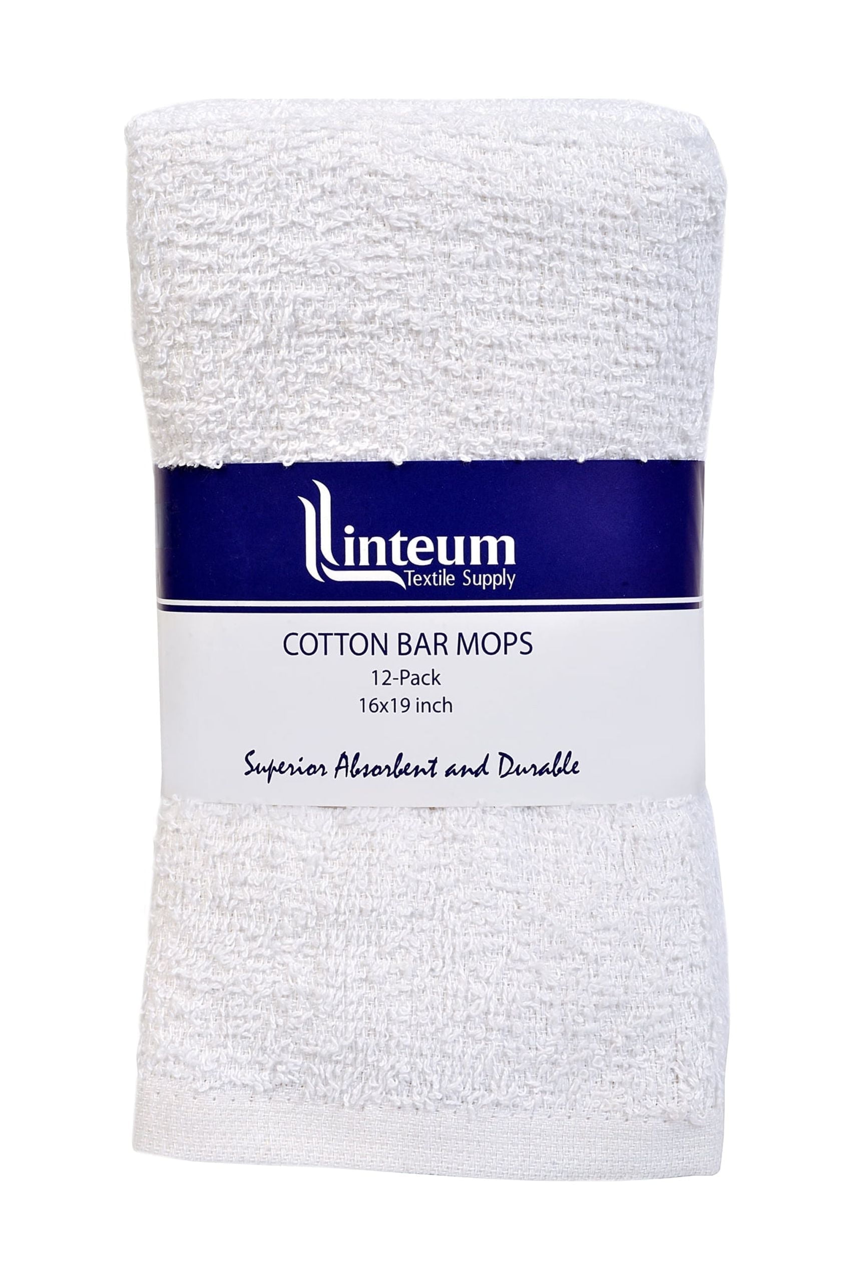 Linteum Textile Kitchen Towels 100% Cotton Terry Bar Mops Pack of 60 ...
