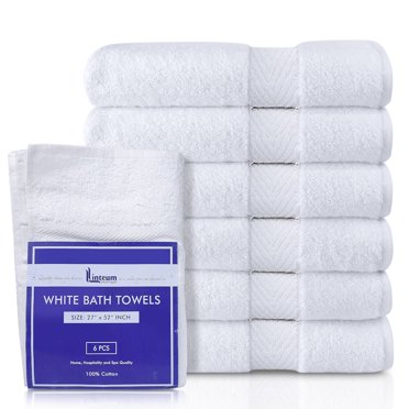 7-pack: 27" X 52" 100% Cotton Extra-absorbent Bath Towels - Walmart.com