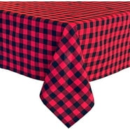 Home Bargains Plus Round Fabric Tablecloth, Country Rustic Buffalo ...