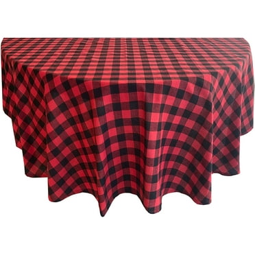 Red White and Blue Checkered with Stars Cotton/Polyester Blend ...