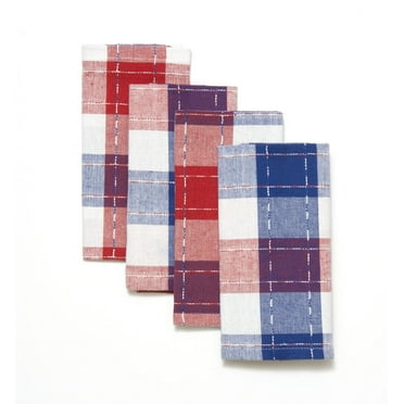 Lintex Linens Homespun Check 100% Cotton Woven Fringed Tablecloth 60 ...