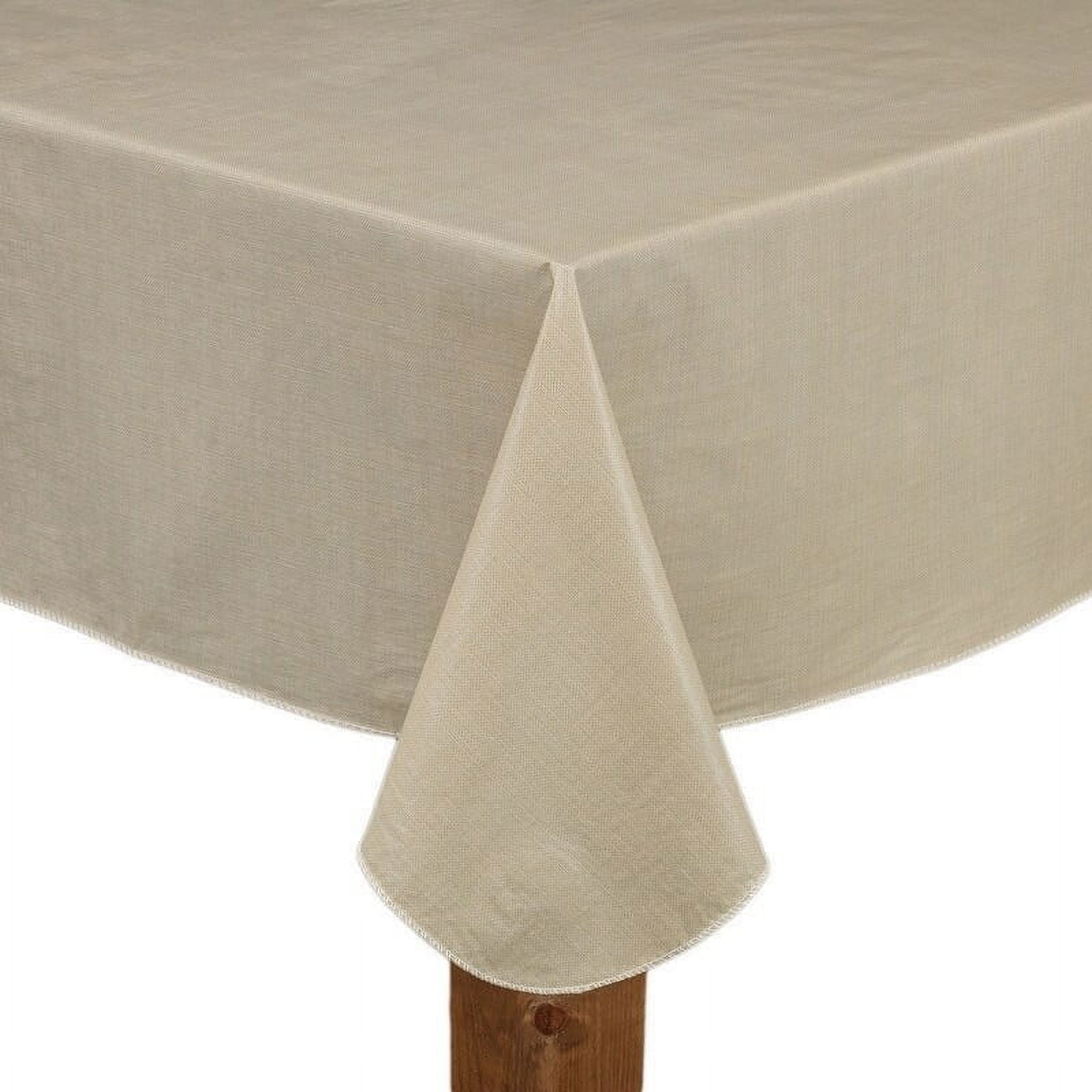 Lintex Linens Café Deauville Vinyl Table Cloth Grey 52X70 Rectangle ...