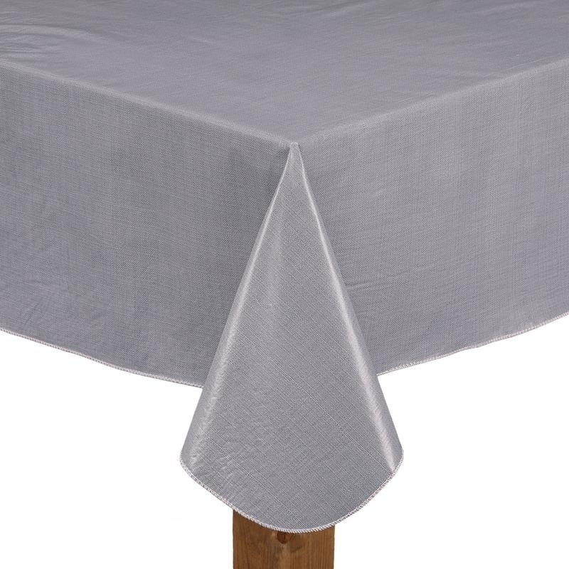 Lintex Linens Café Deauville Vinyl Table Cloth Grey 60x120 Rectangle ...