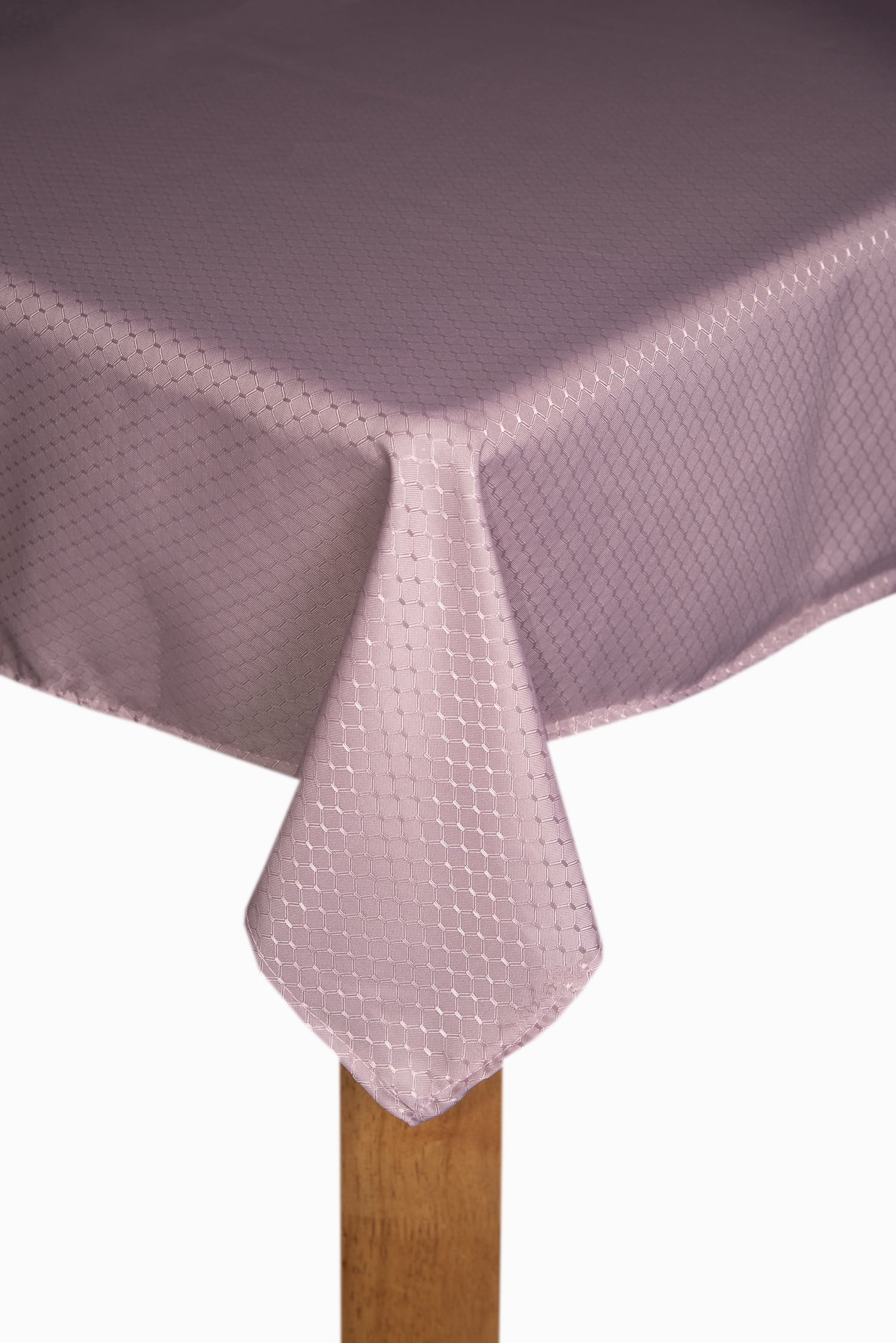 Lintex Linens Chelton Honeycomb 70" Round 100% Polyester Tablecloth in ...