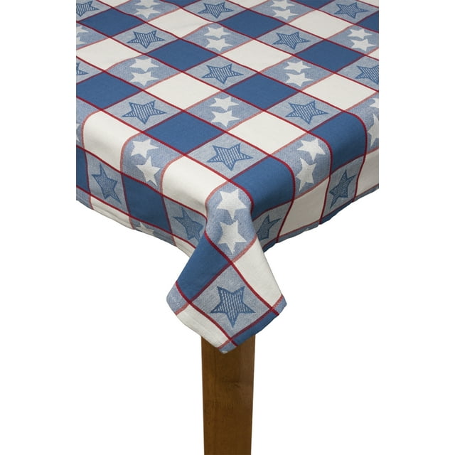 Lintex Linens Independence Stripe 100% Cotton Tablecloth 60"X104 ...