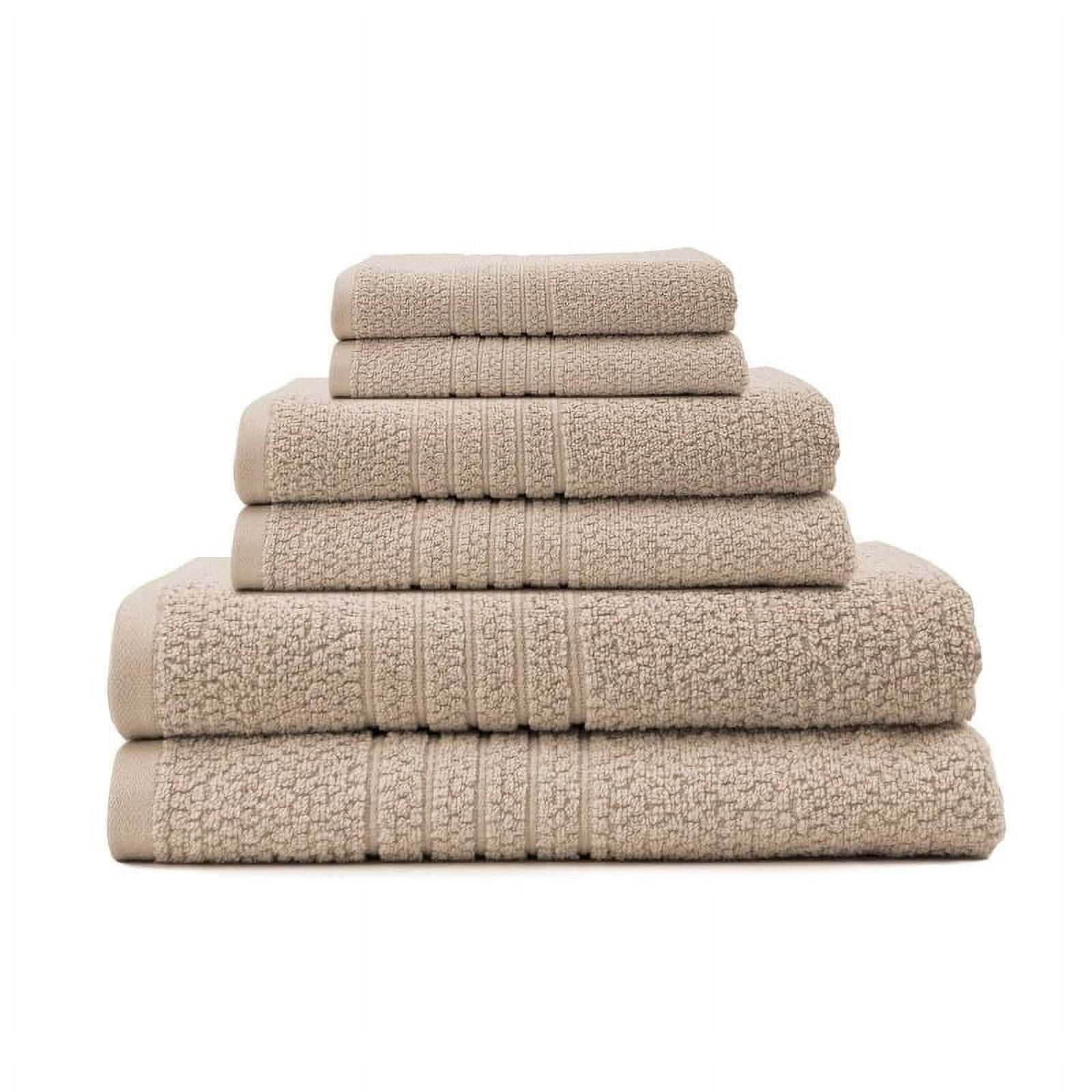 Lintex Linens Softee 6-Piece 100% Cotton Bath Linen - Walmart.com