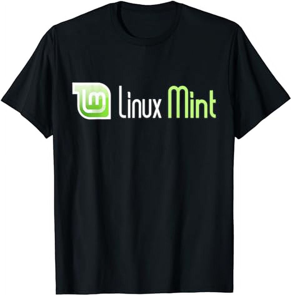 Linux Mint lover T-Shirt tagline with Logo Open Source Os T-Shirt ...