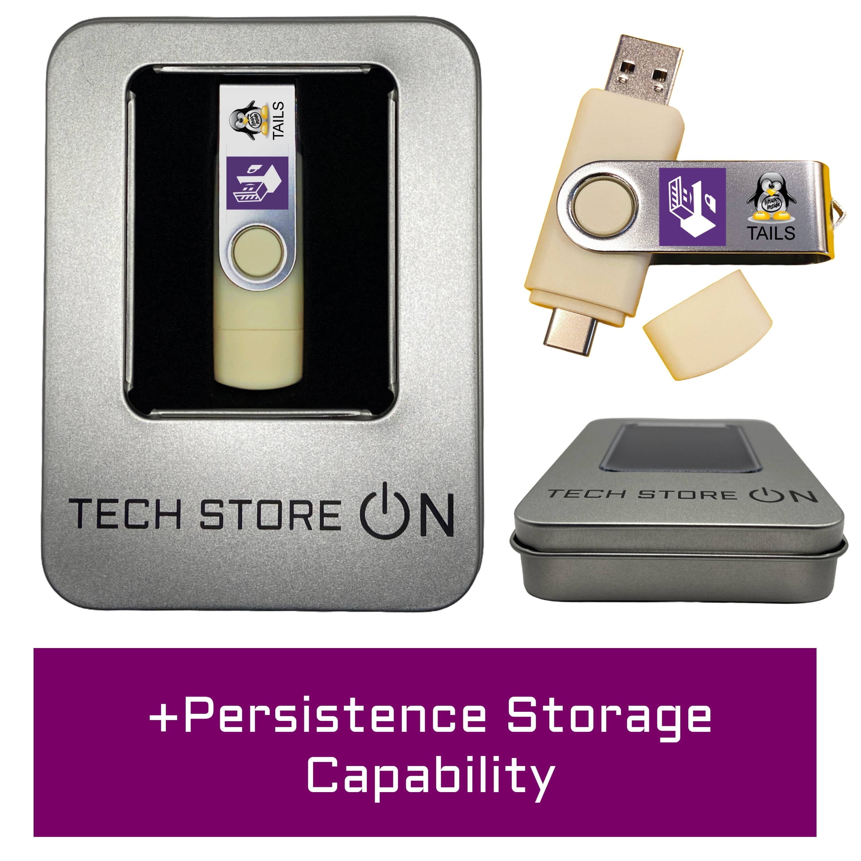 Linux Tails OS with Persistence Storage for Anonymous Internet Access ...