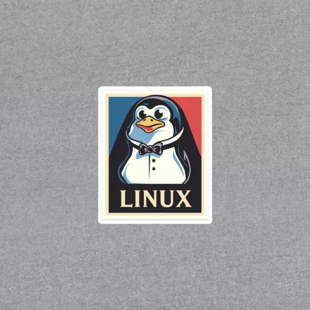 Linux Tux Penguin Retro Pop Art Sticker For Geeks And Hackersphone ...