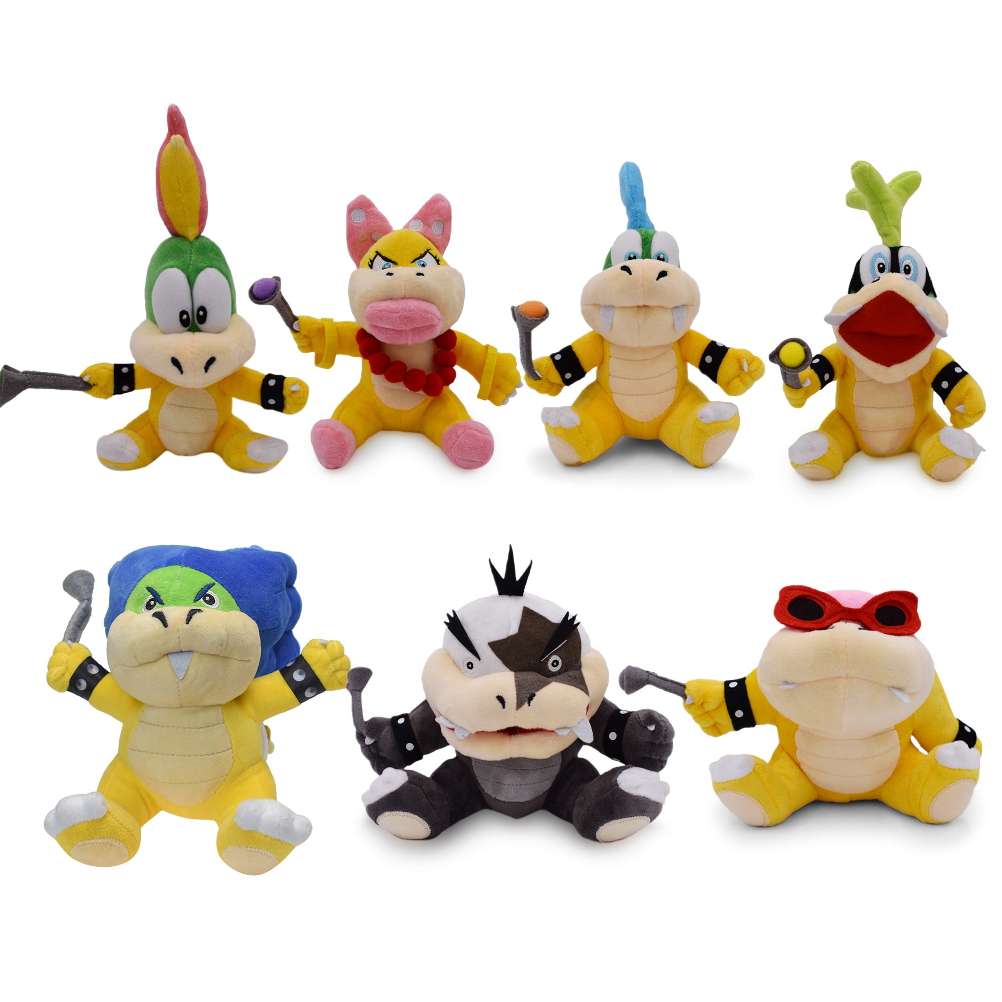 Bowser Jr And The Koopalings Plush