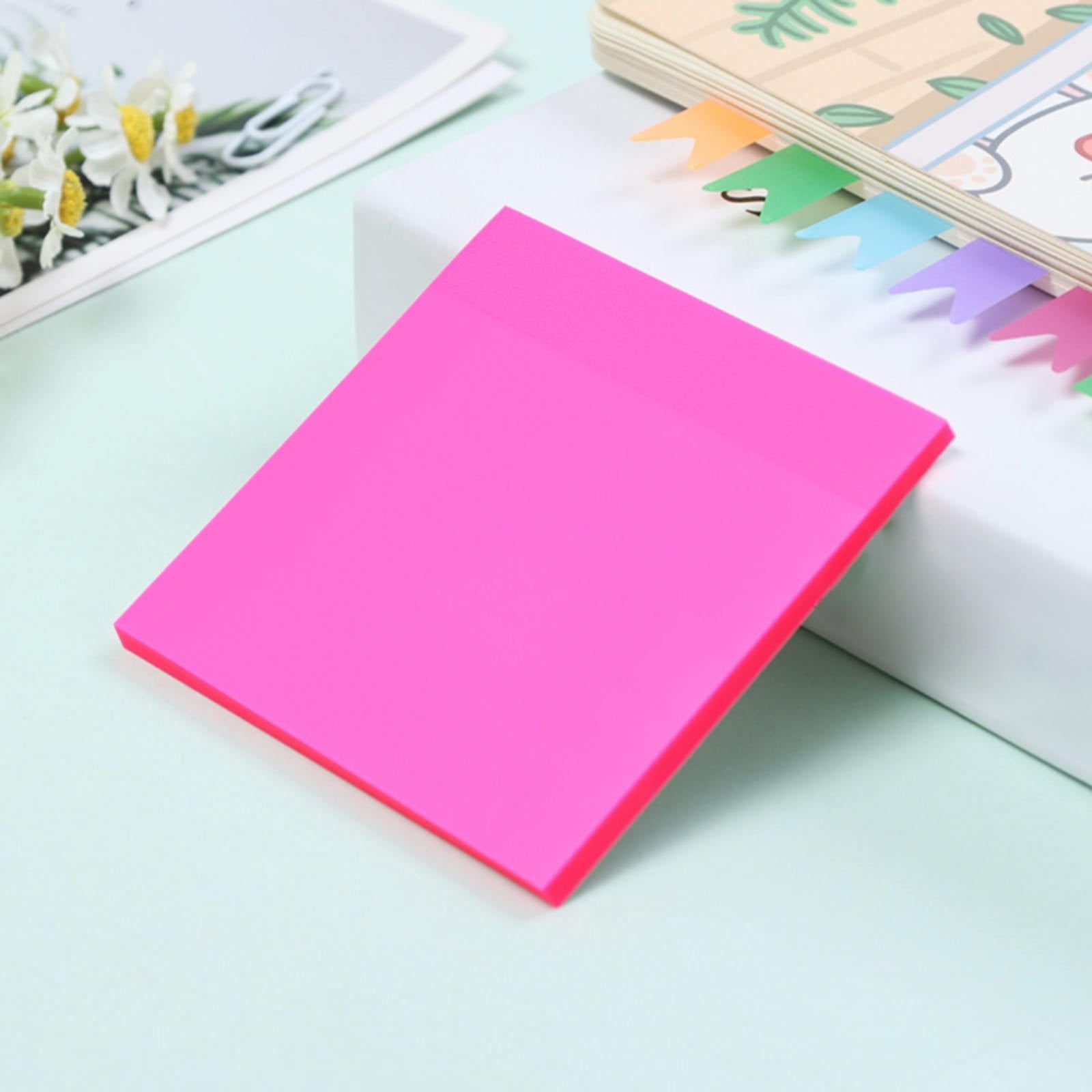 Linxiam Back to School Supplies Sticky Notes PET Fluorescent Sticky ... Linxiam Back to School Supplies Sticky Notes PET Fluorescent Sticky ...