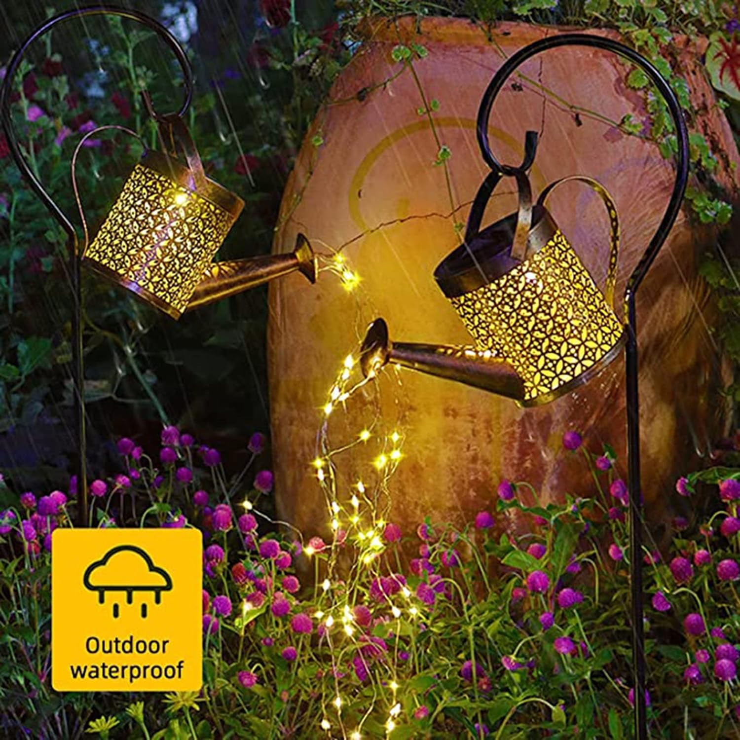 Linyan-RGB Christmas Icicle Lights - 35FT Color Changing Outdoor String ...