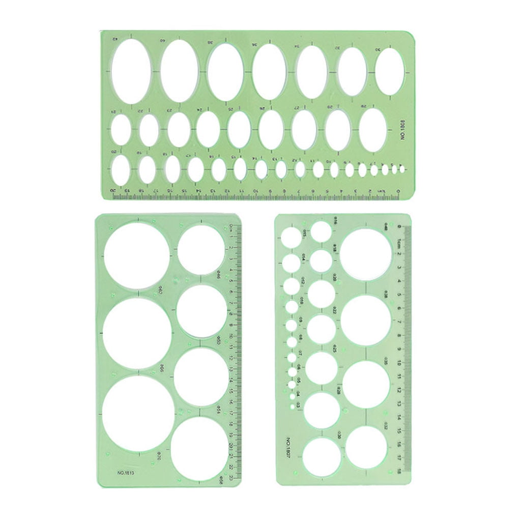 Linyer 1 Set Circle Stencil Plastic High-quality Convenient Use Eye ...