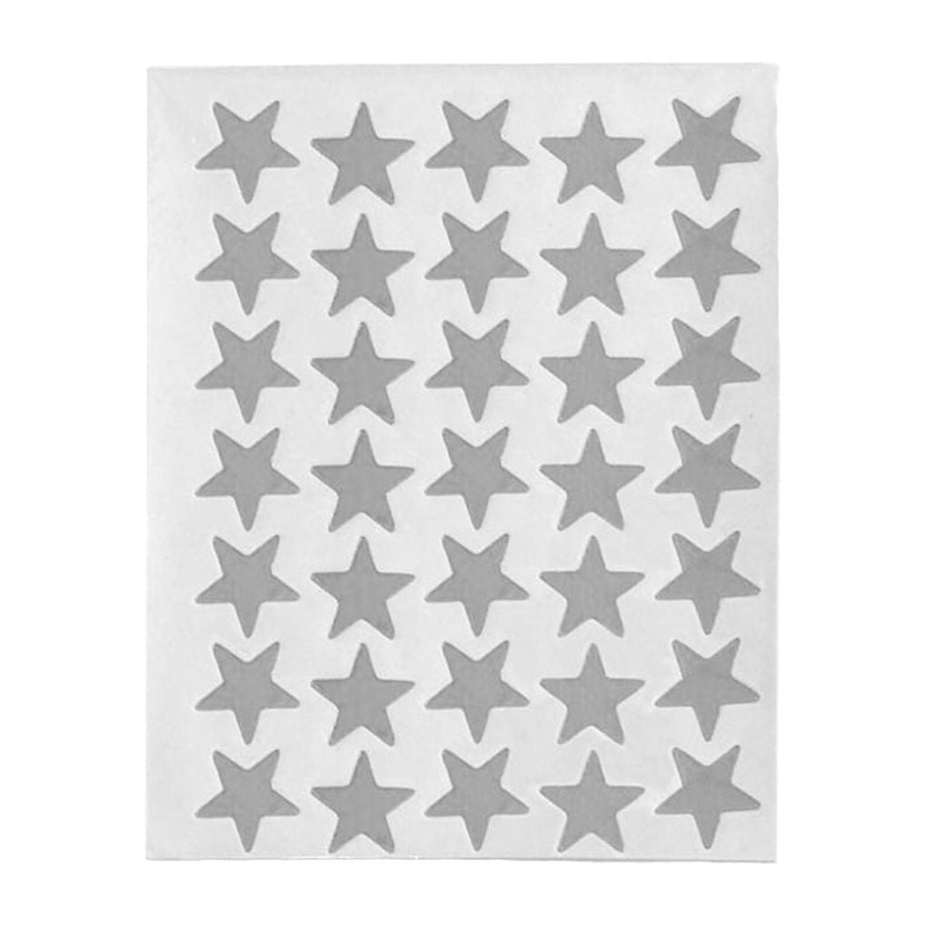 Linyer 10 Sheets Award Flash Sticker Five-pointed Star Removable Mother ...