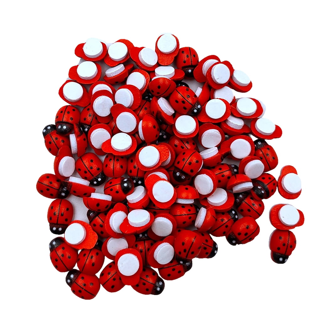 Linyer 100 Pcs Wooden Button Exquisite Smooth Surface Removable ...