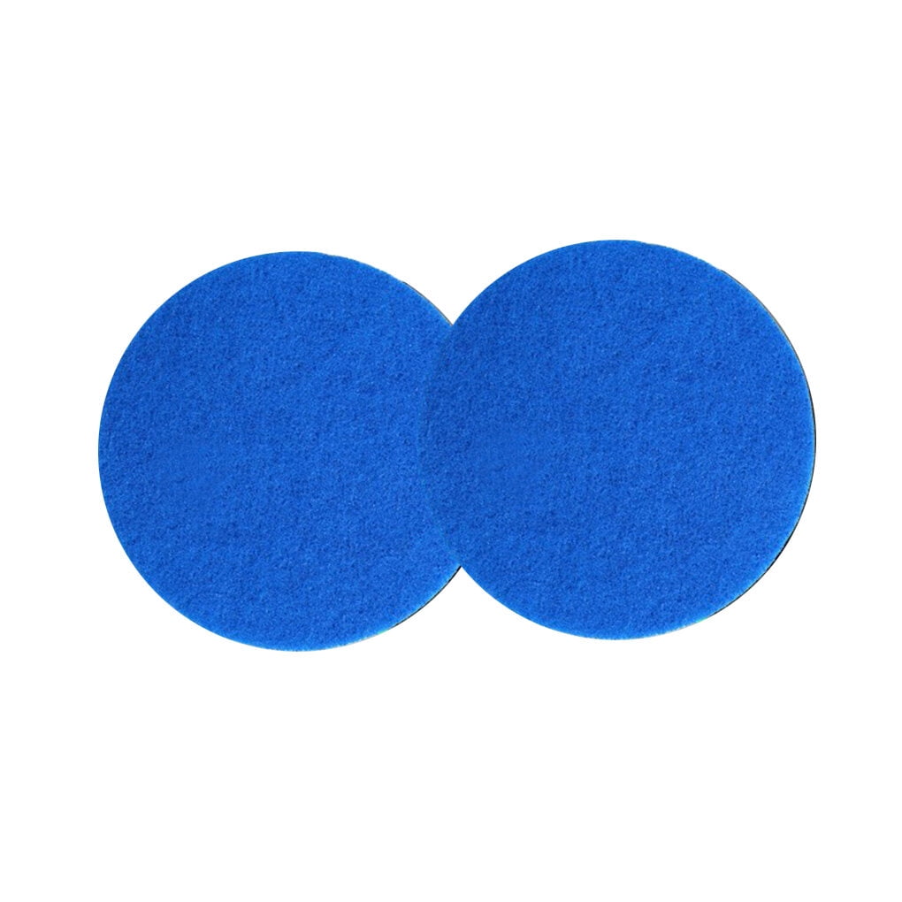 Linyer 2 Pieces Cordless Rotary Electric Mops Replacement Pad Round ...