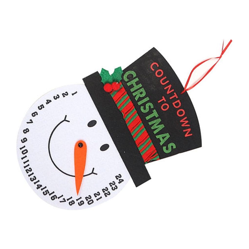 Linyer Advent Calendar Christmas Hanging Pendant DIY Calendary Cartoon ...