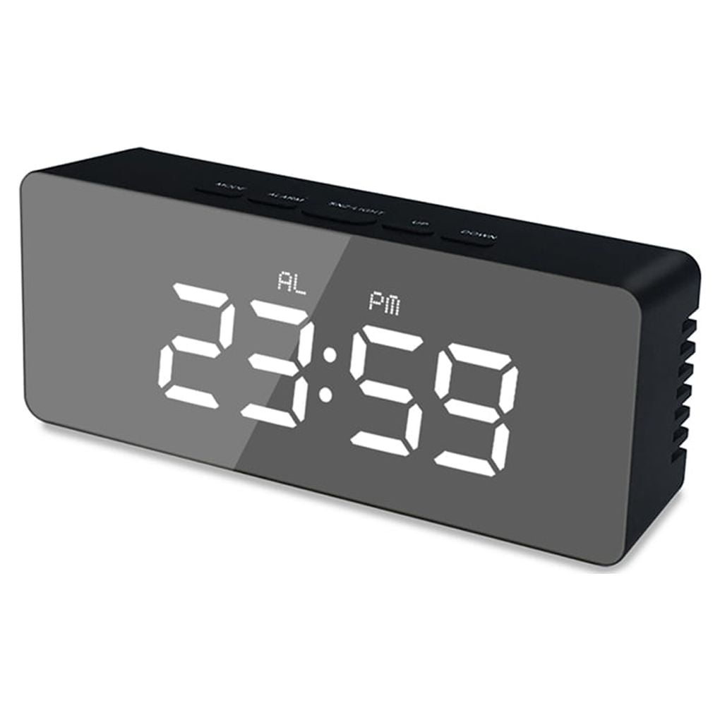 Linyer Alarm Clock LED Digital Temperature Display Desktop Indoor Wake ...