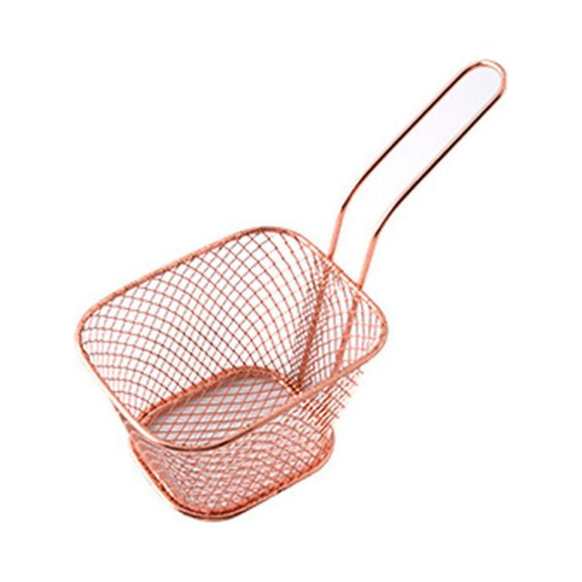 Linyer Frying Basket Washable Snack Fries Chicken with Handle Colander ...