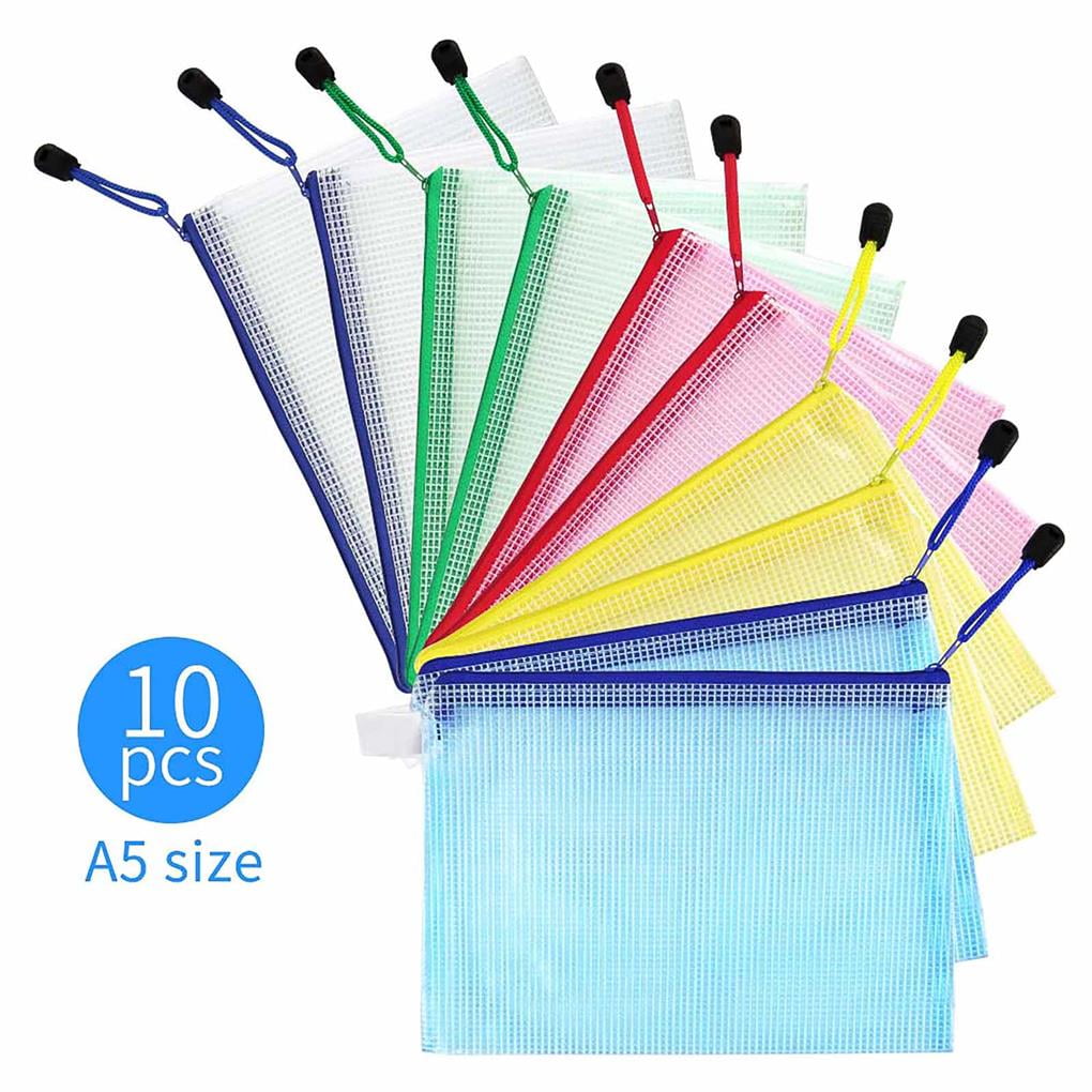 Linyer Mesh Zipper Bag Mesh Zipper Information Bag A4 Mesh Zipper ...