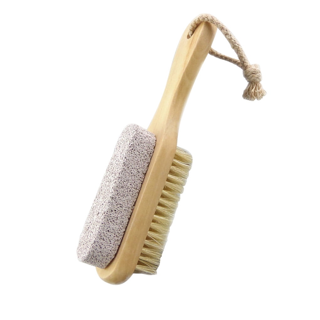 Linyer Pumice Brush Portable Reusable Washable Double Side Nylon Body ...