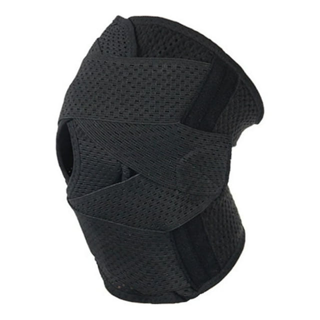 Linyer Sporting Compression Knee Brace with Side Stabilizers Breathable ...