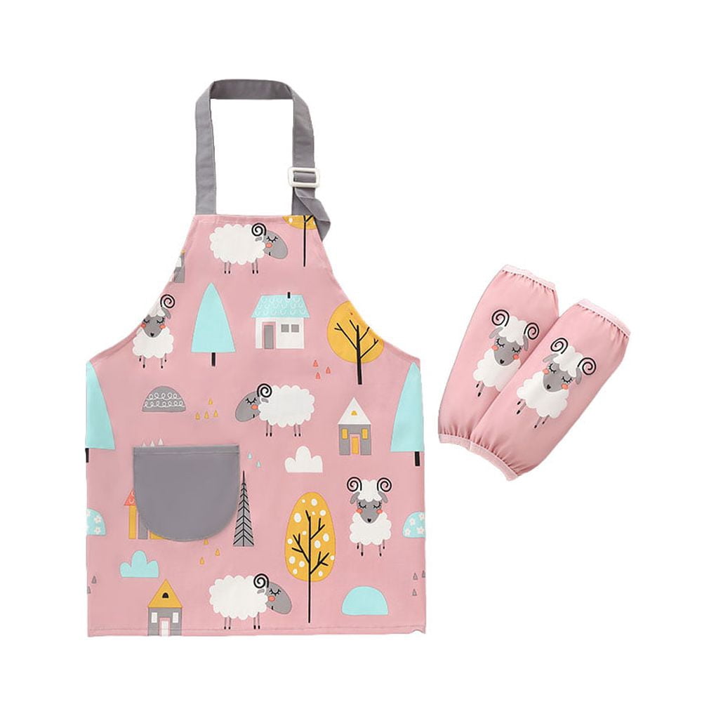 Linyer Toddlers Painting Apron Drawing Waterproof Children Bib Boys ...