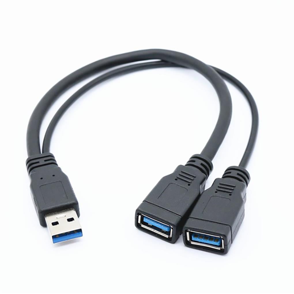 Linyer USB 3.0 Splitter Cable USB 3.0 Male to Dual USB Splitter Charger ...