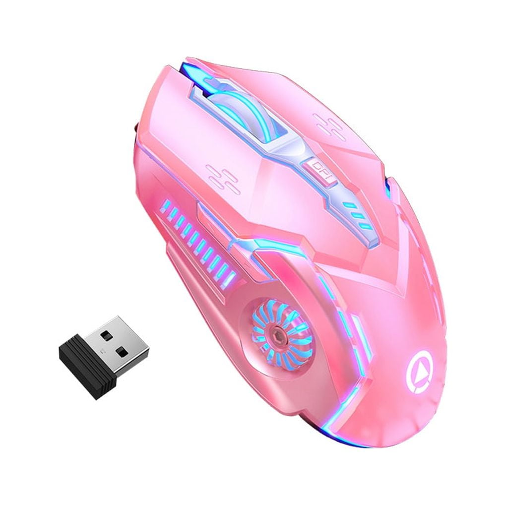 Linyer Wireless Mouse Professional 4 Gears Frosted Silent USB Charging ...