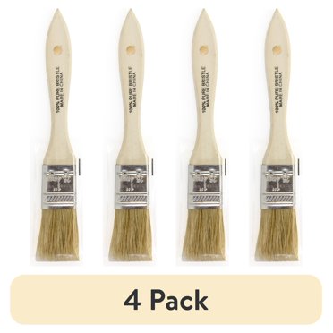 Linzer 1 in. Natural Bristle Flat Chip Paint Brush - Walmart.com