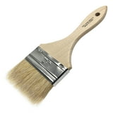 Linzer 3 in. Natural Bristle Flat Chip Paint Brush for Indoor Home ...
