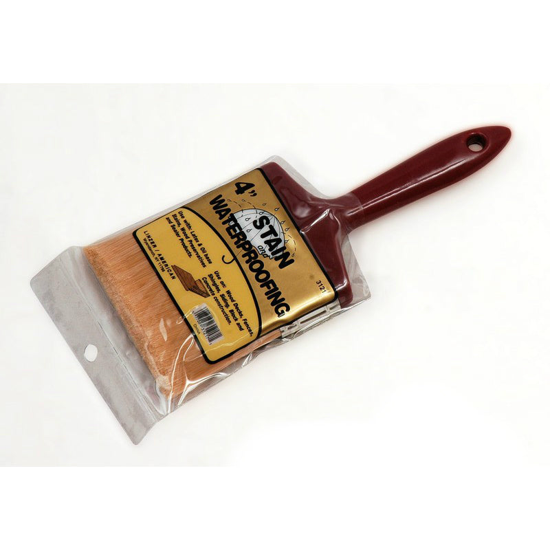 Linzer 3121-4 Polyester Staining & Waterproofing Brush, 4", Each ...