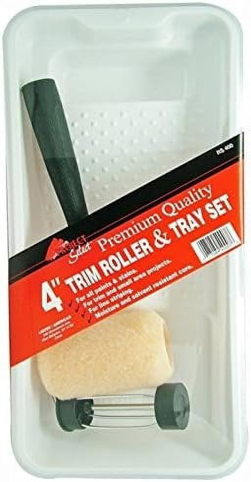 Linzer 4 in. W Mini Paint Roller Kit Threaded End - Walmart.com