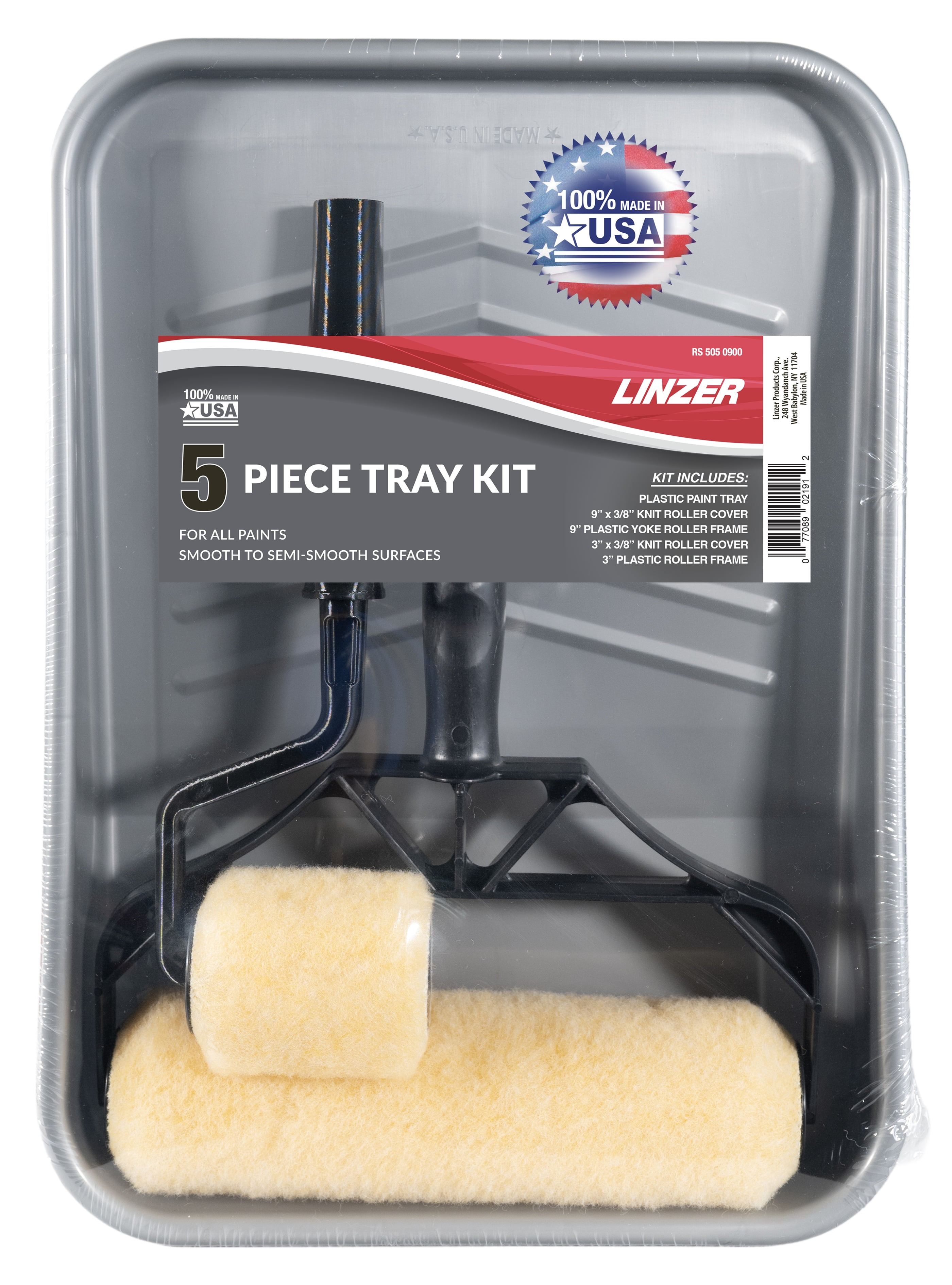 Linzer 5-Piece Knit Paint Tray Kit - Walmart.com