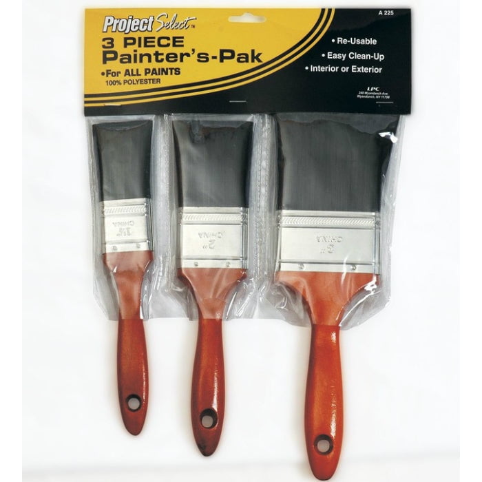 Linzer A225 Project Select Painter's Pak Brush Set, 3-Piece - Walmart.com