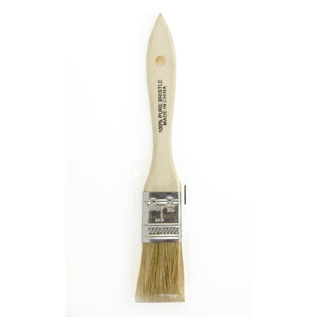 Linzer 1 in. Natural Bristle Flat Chip Paint Brush - Walmart.com