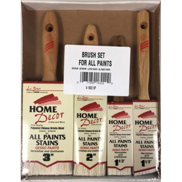 Linzer Products 77089182200 Brush Pack Polyurethane & Bristle - Pack of ...