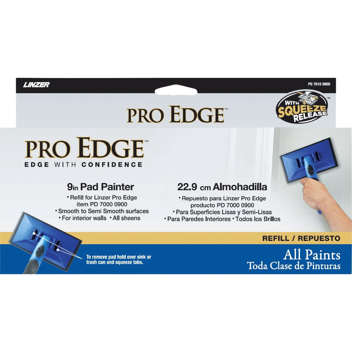 Linzer Products Corp Linzer Pro Edge Exterior Corrugated Pad Painter ...