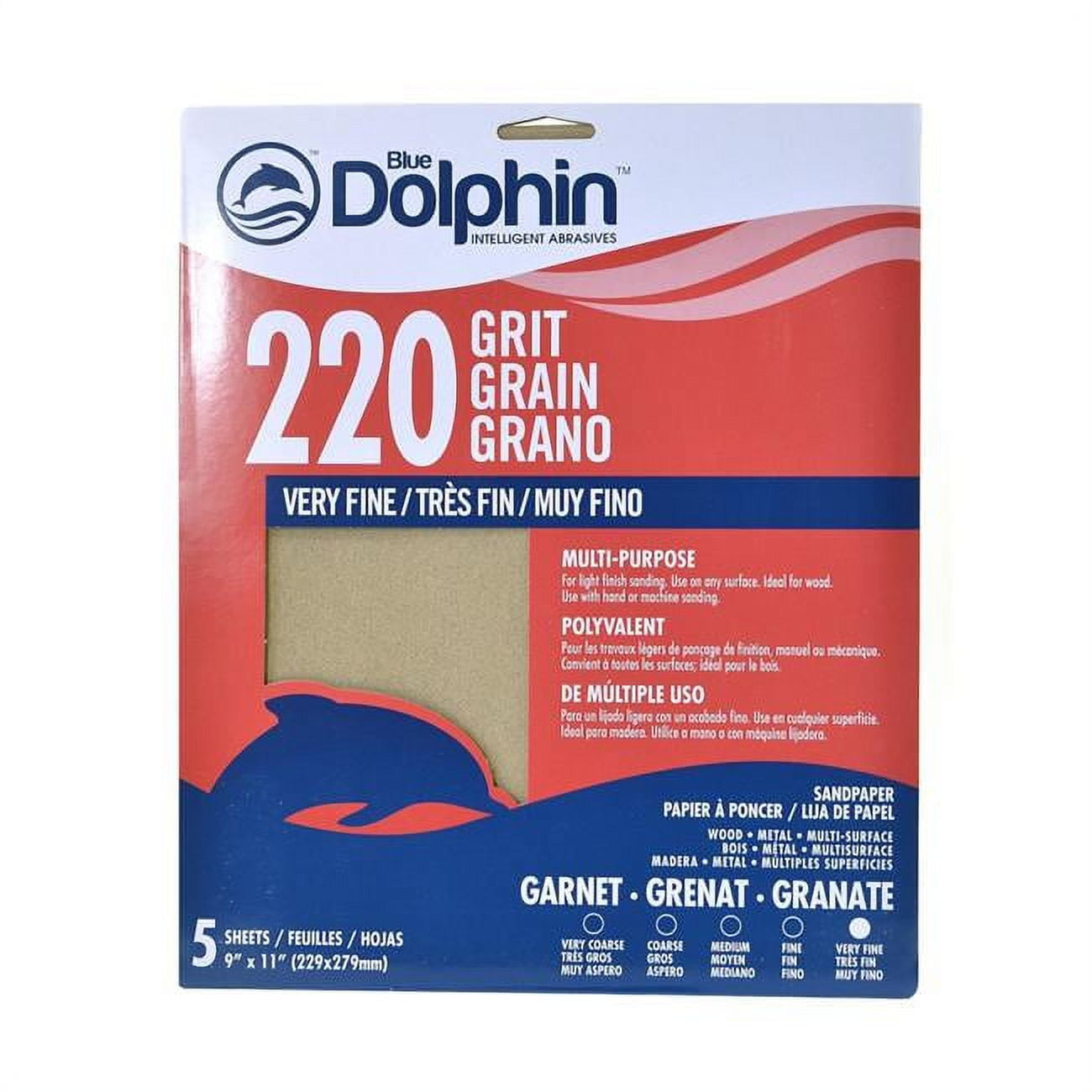 Linzer Products SP GP9115 - 0220 Natural Garnet - 220 Grit - Pack of 5 ...