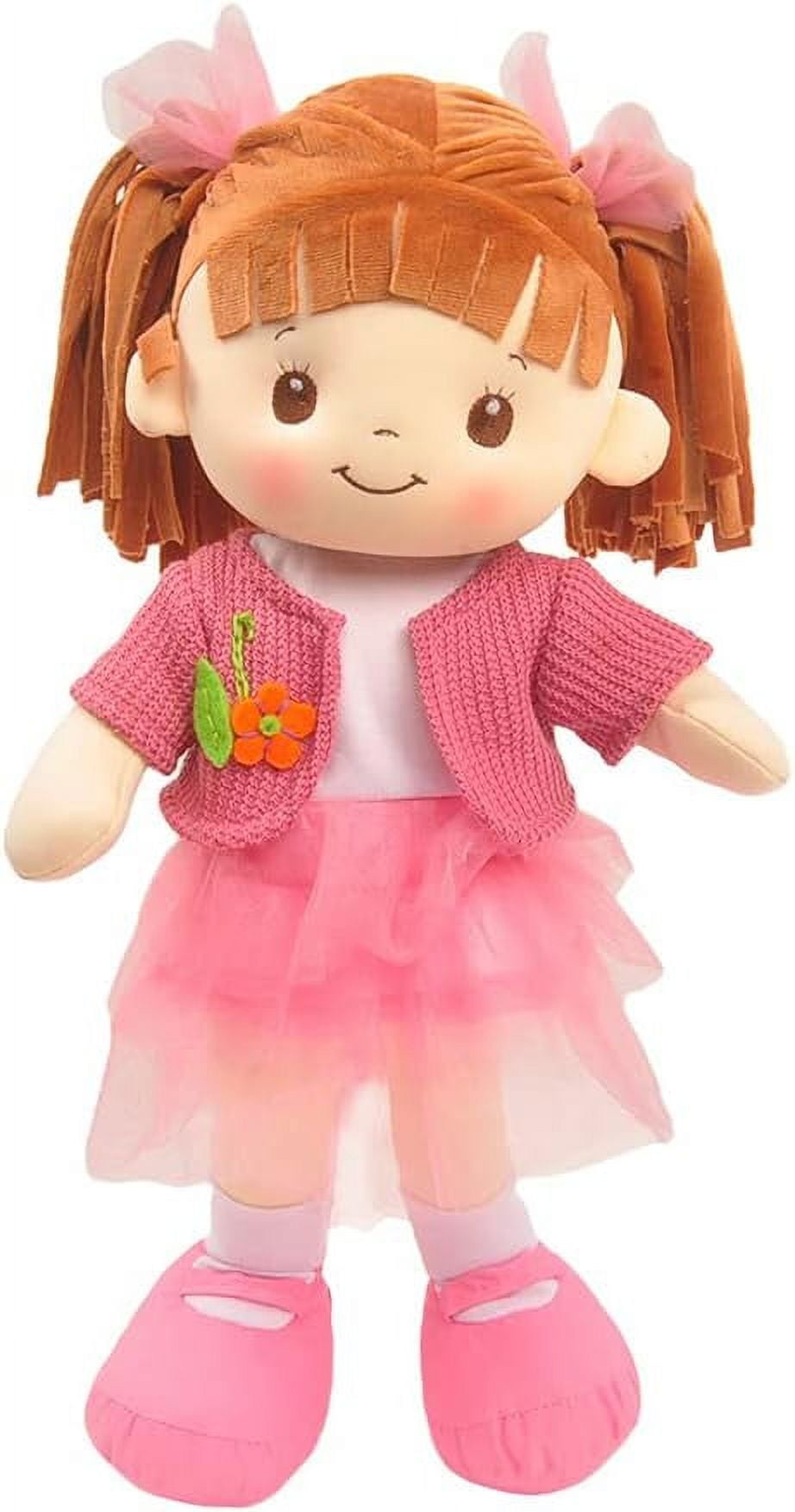 Linzy Toys, 16" Little Sweet Hearts Interactive Soft Plush RAG Doll ...