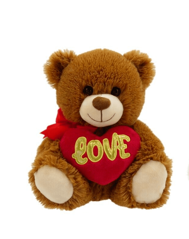 Linzy Toys, 441067 Valentine's Day "Love" Sweet Teddy Bear with Heart ...