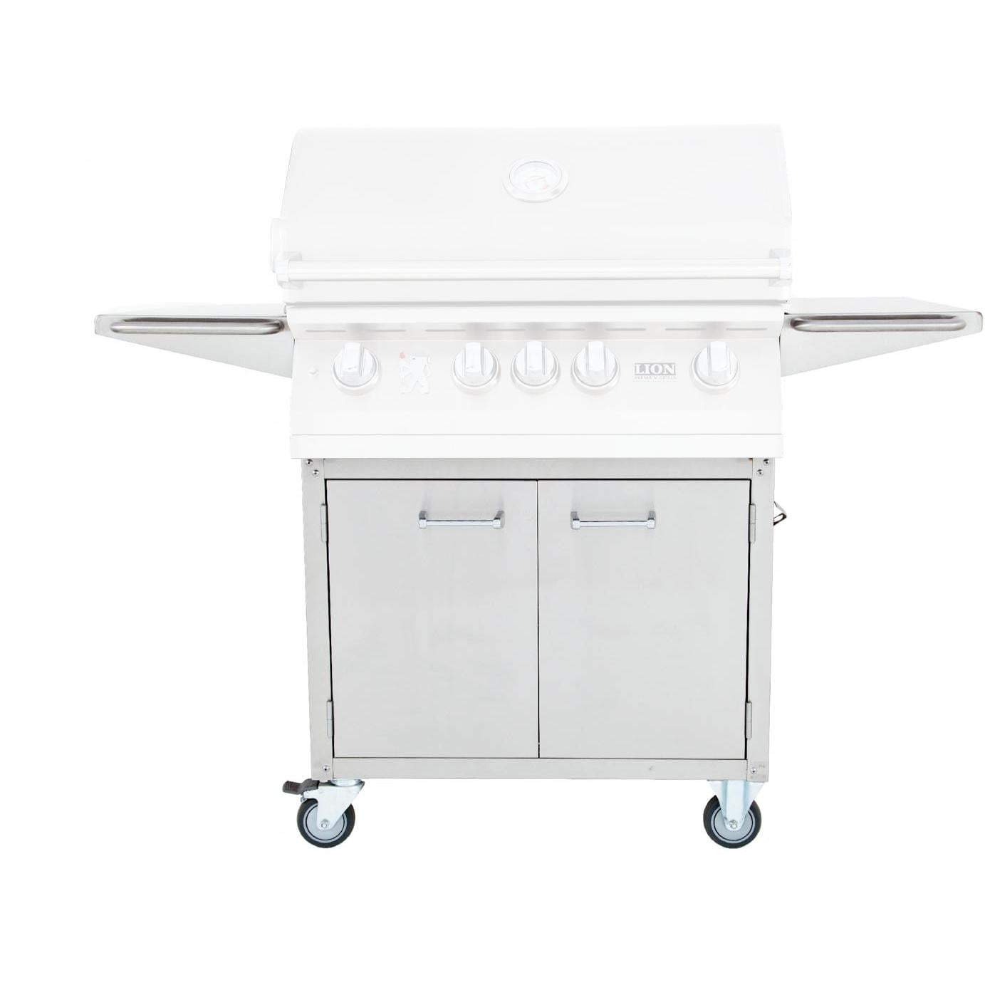 Lion 32-Inch Stainless Steel Grill Cart With Access Doors - 53621 ...