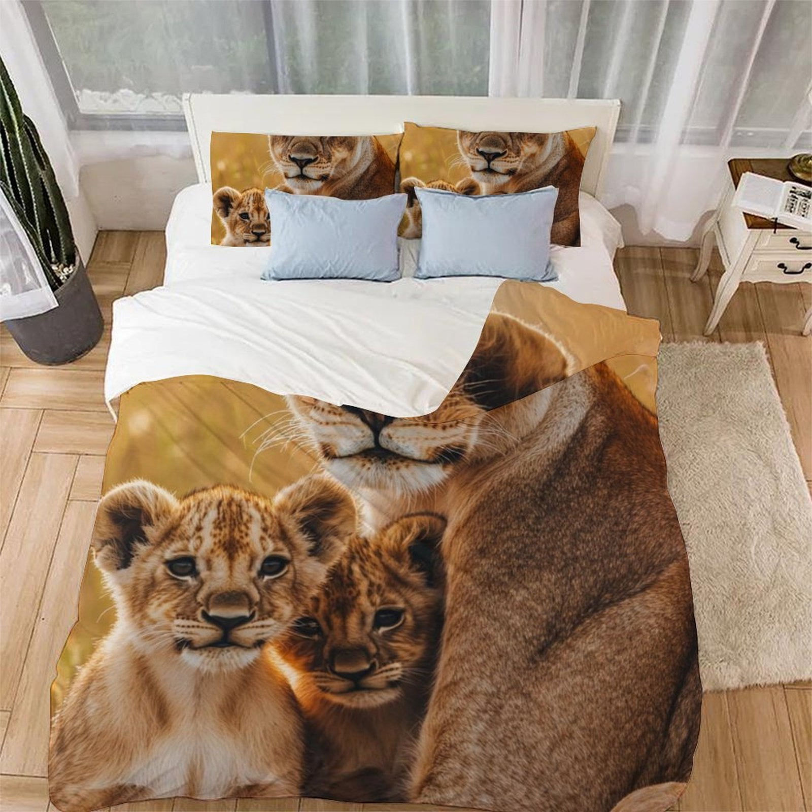 Lion 3D Printed Bedding Set Quilt Cover Comforter Covers Duvet Cover ...
