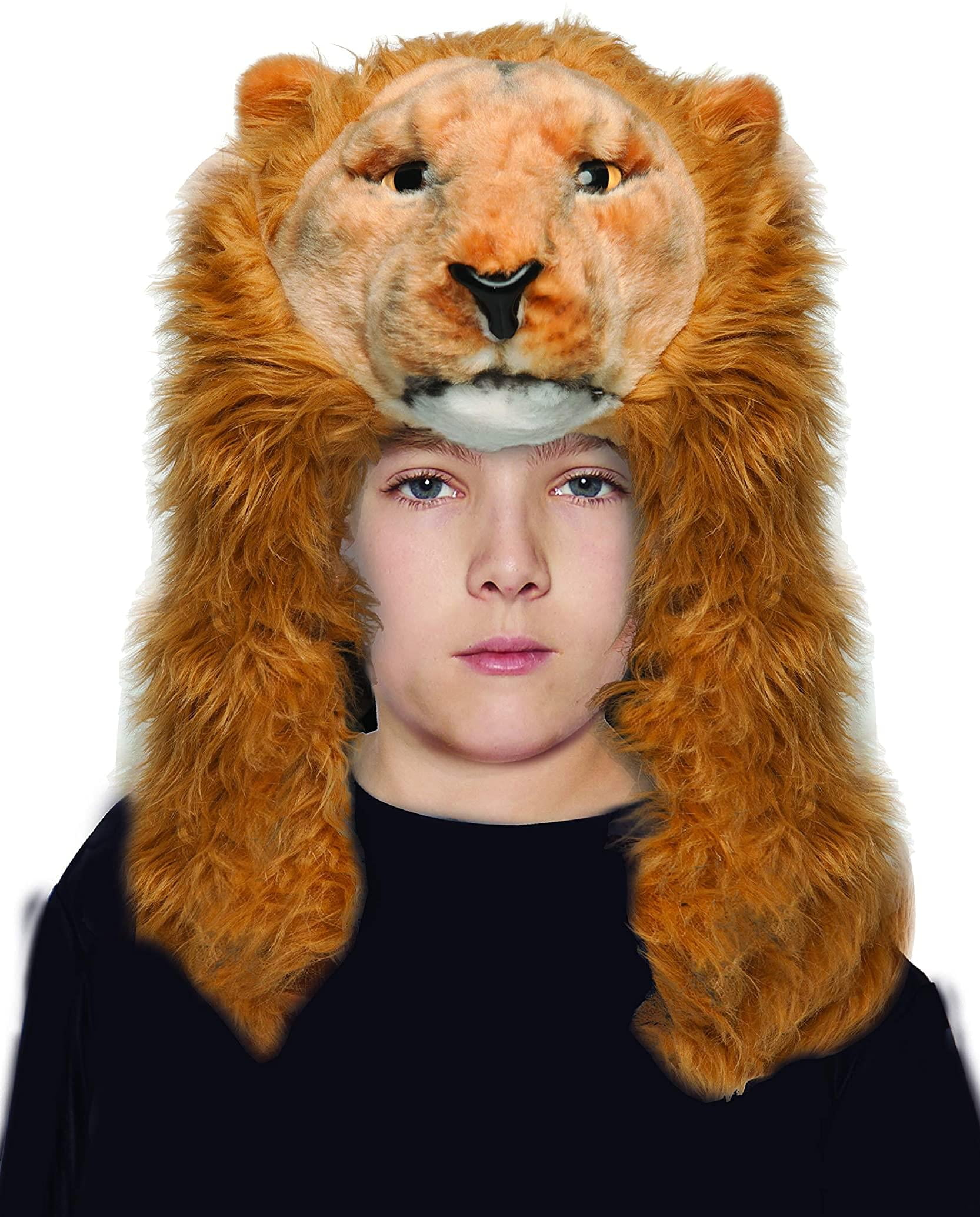 Lion Adult Costume Animal Headpiece | One Size - Walmart.com