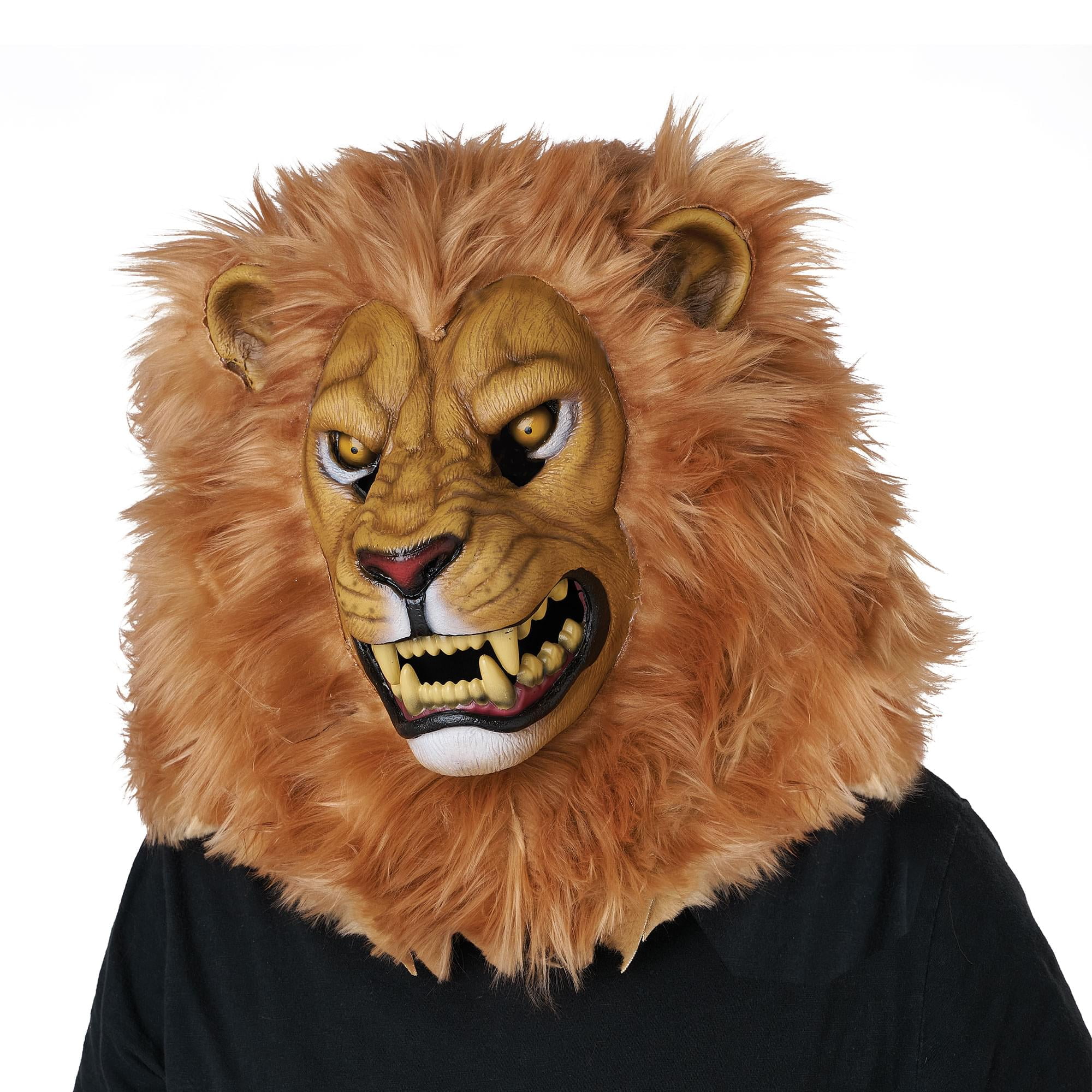 Lion Ani-Motion Costume Mask | One Size Fits Most - Walmart.com