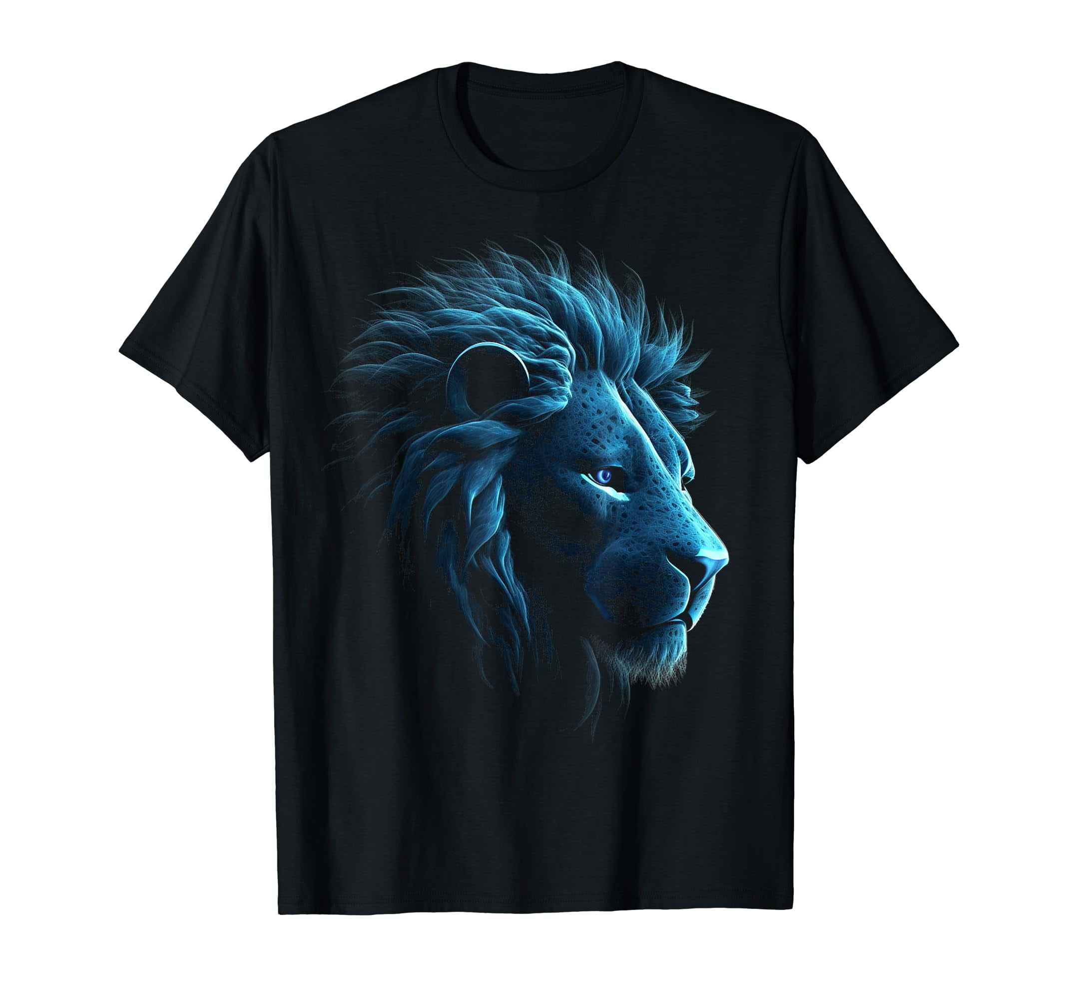 Lion Artwork - Animal Motif Art Lion T-Shirt - Walmart.com